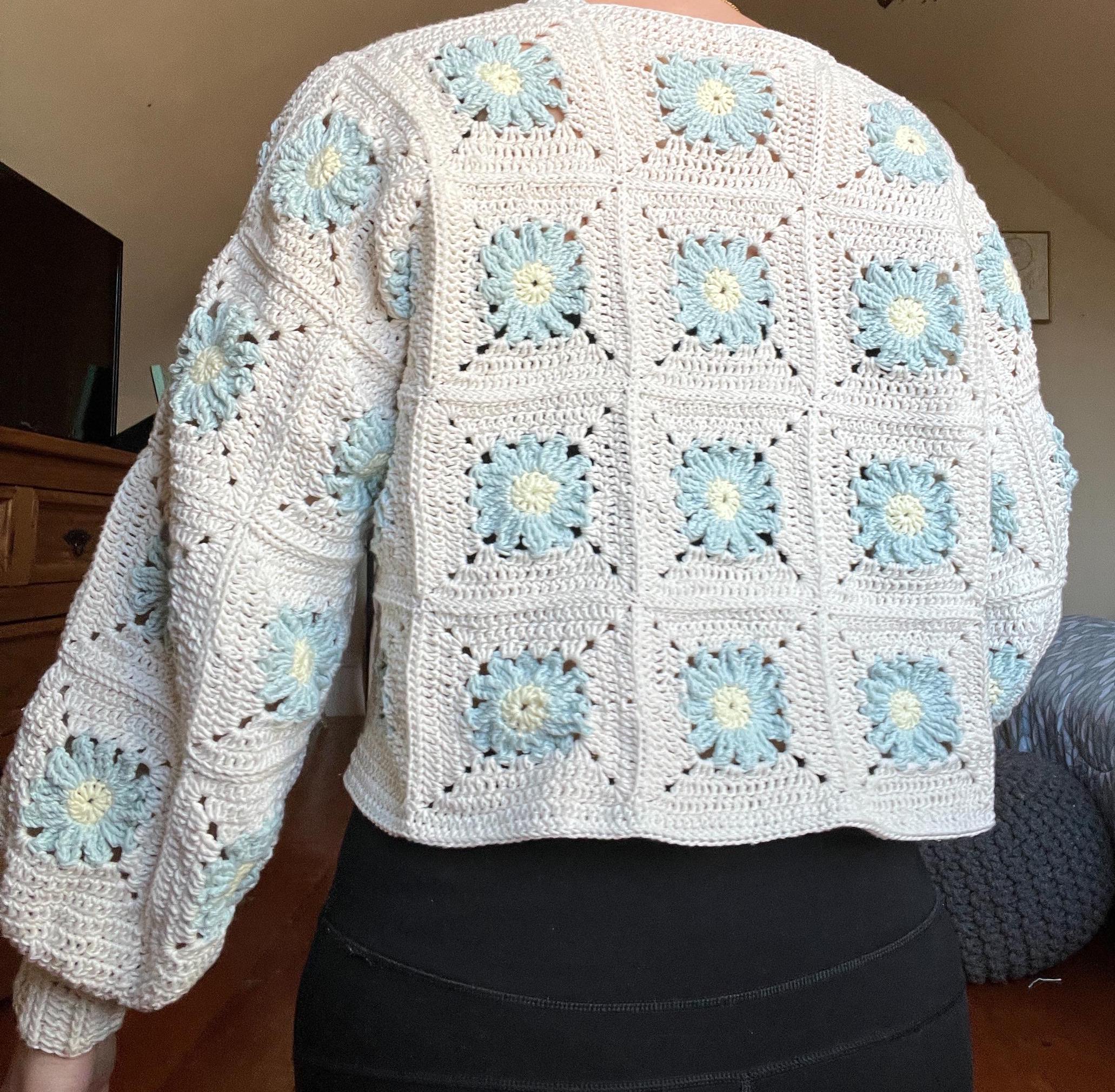 Flower Power Cardigan Pattern - PDF ONLY - Summer Cardigan ...