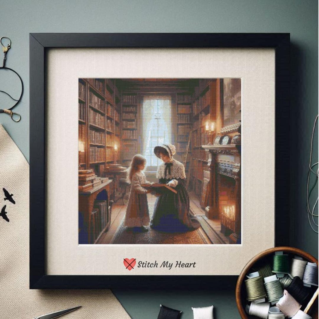 A Victorian Chapter Cross Stitch Pattern Digital Download, PDF Template ...
