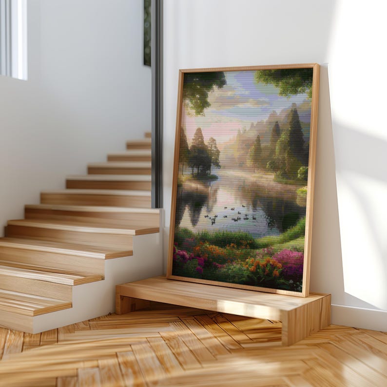 Sunrise Whisper Cross Stitch Pattern – Digital PDF, Counted Cross ...