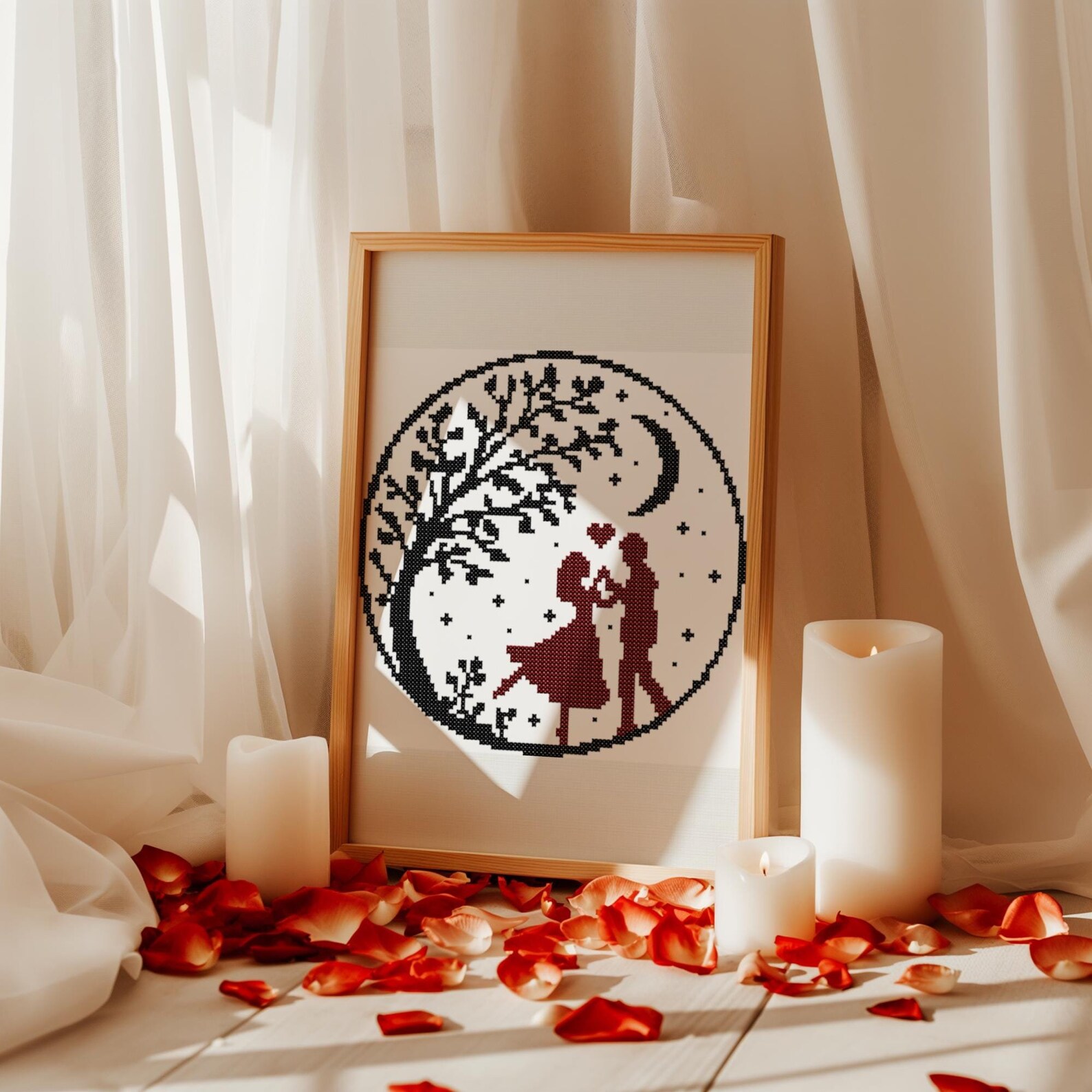 Moonlit Waltz PDF Cross Stitch Pattern – Digital PDF, Counted Cross ...
