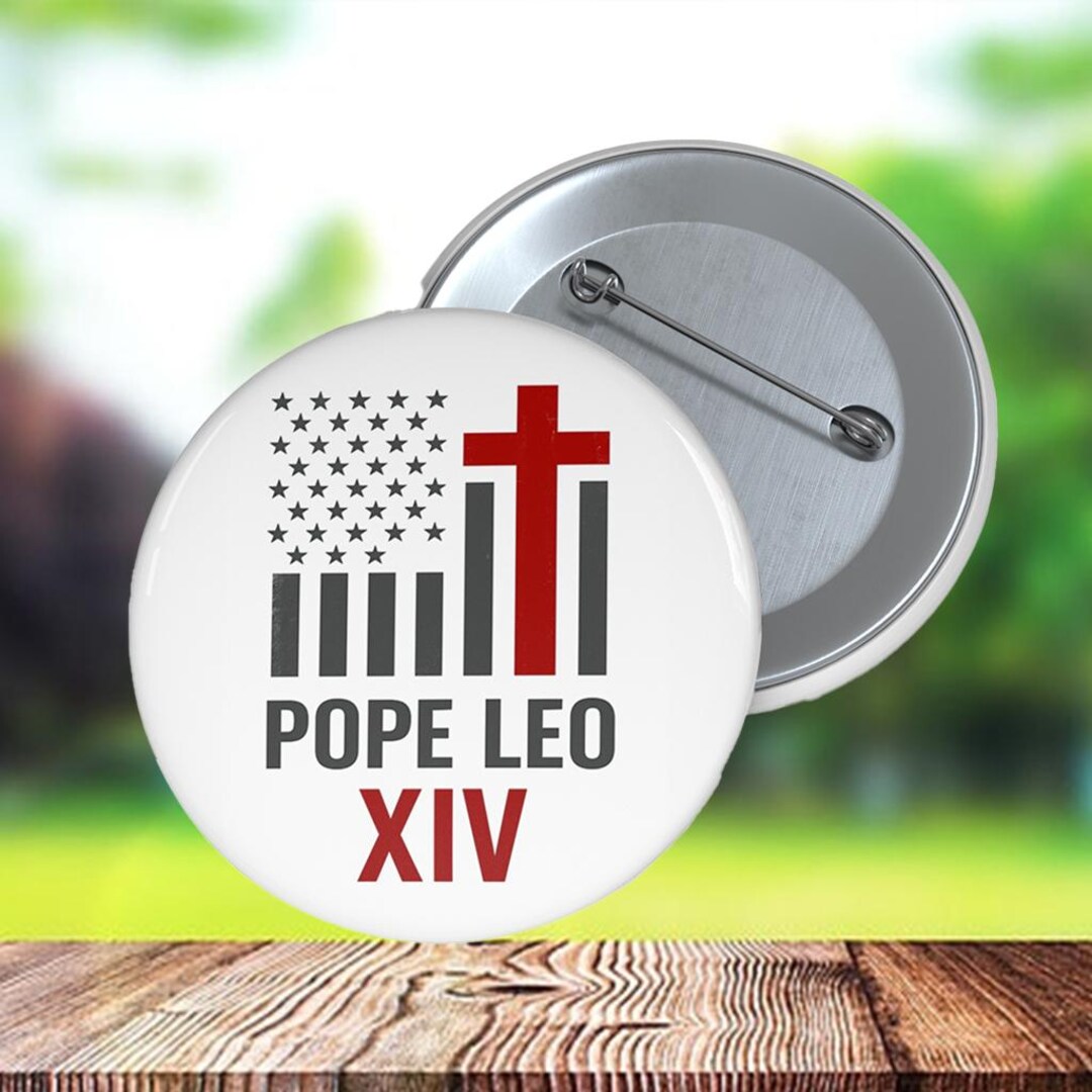 Leo XIV New Pope Pin, Pope Pin Leo the 14th Vatican Gift Pontiff Badge ...