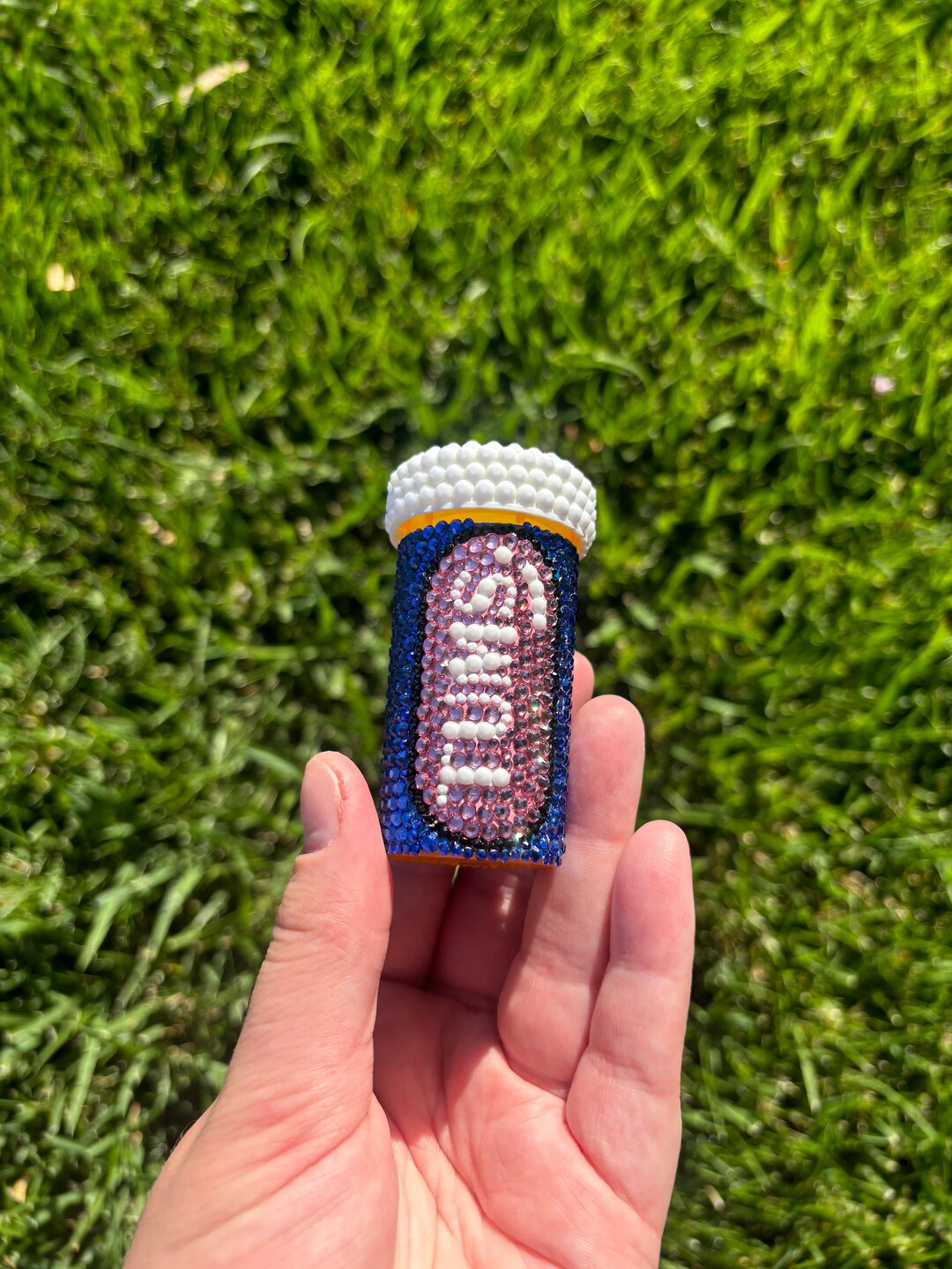 Mini Bling Pill Bottle tums - Etsy