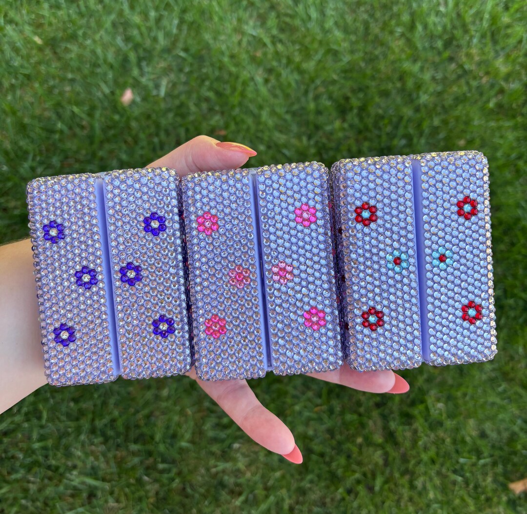 Bedazzled Travel Case (light Purple) - Etsy
