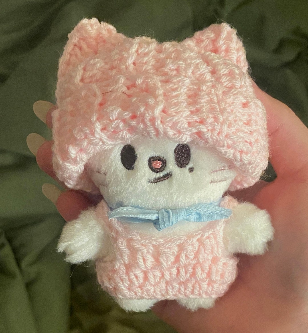 Straykids Skzoo Handmade Crochet Cat Beanie for 10cm Skzoo Dolls - Etsy