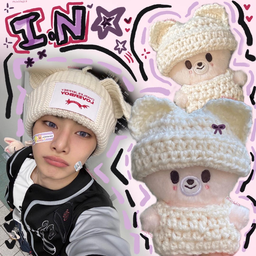 Stray Kids Skzoo Beanie: 10cm Loverboy Crochet Hat - Etsy