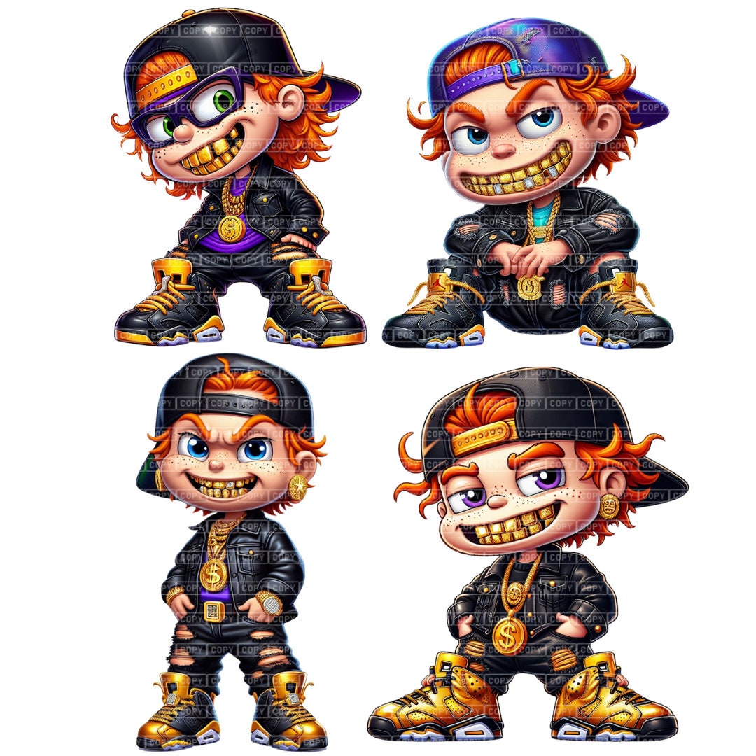 Urban Trap Chuckie Bundle Clipart PNG Sublimation Instant Download T ...