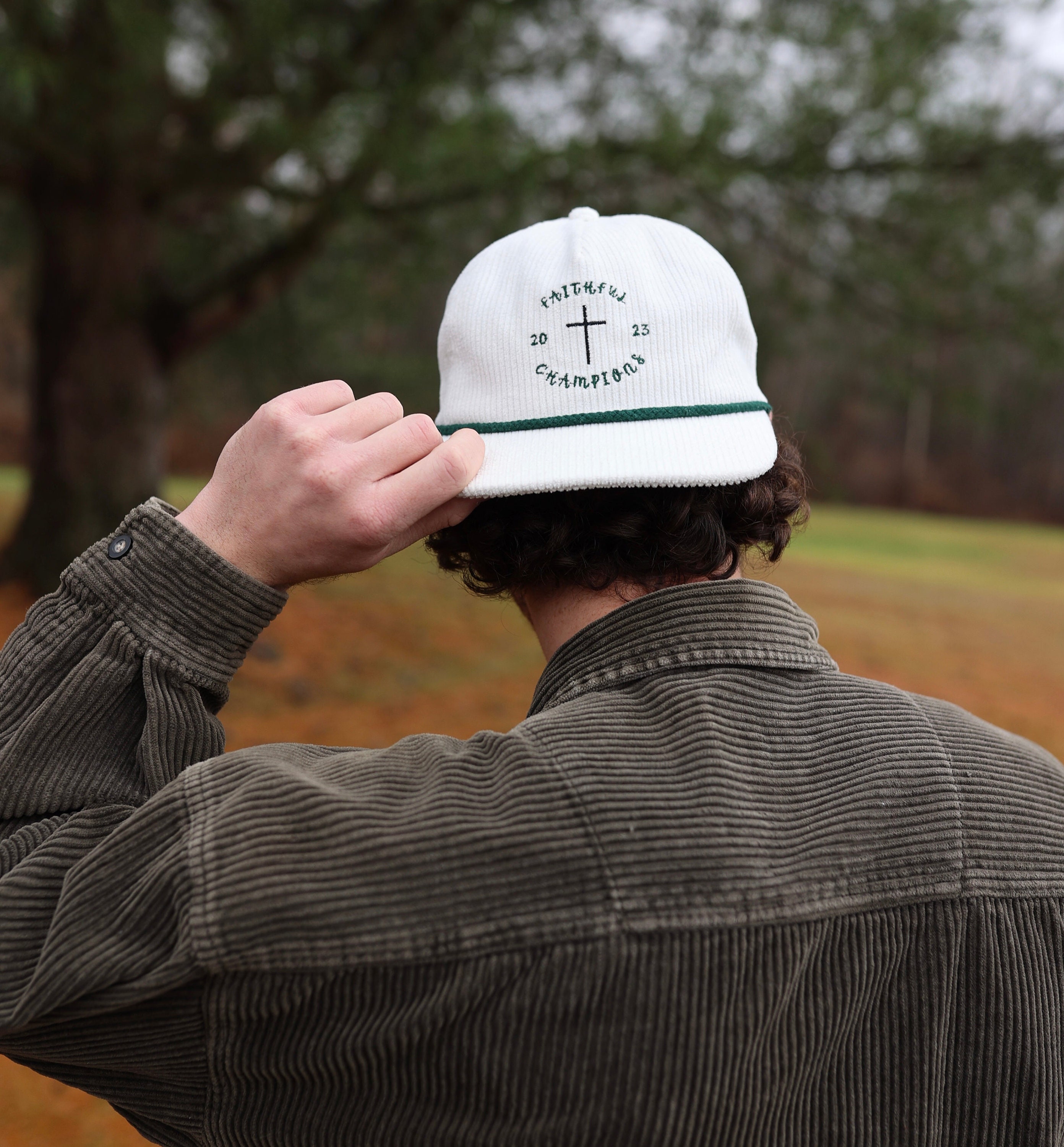 Cross Corduroy Rope Hat - Etsy