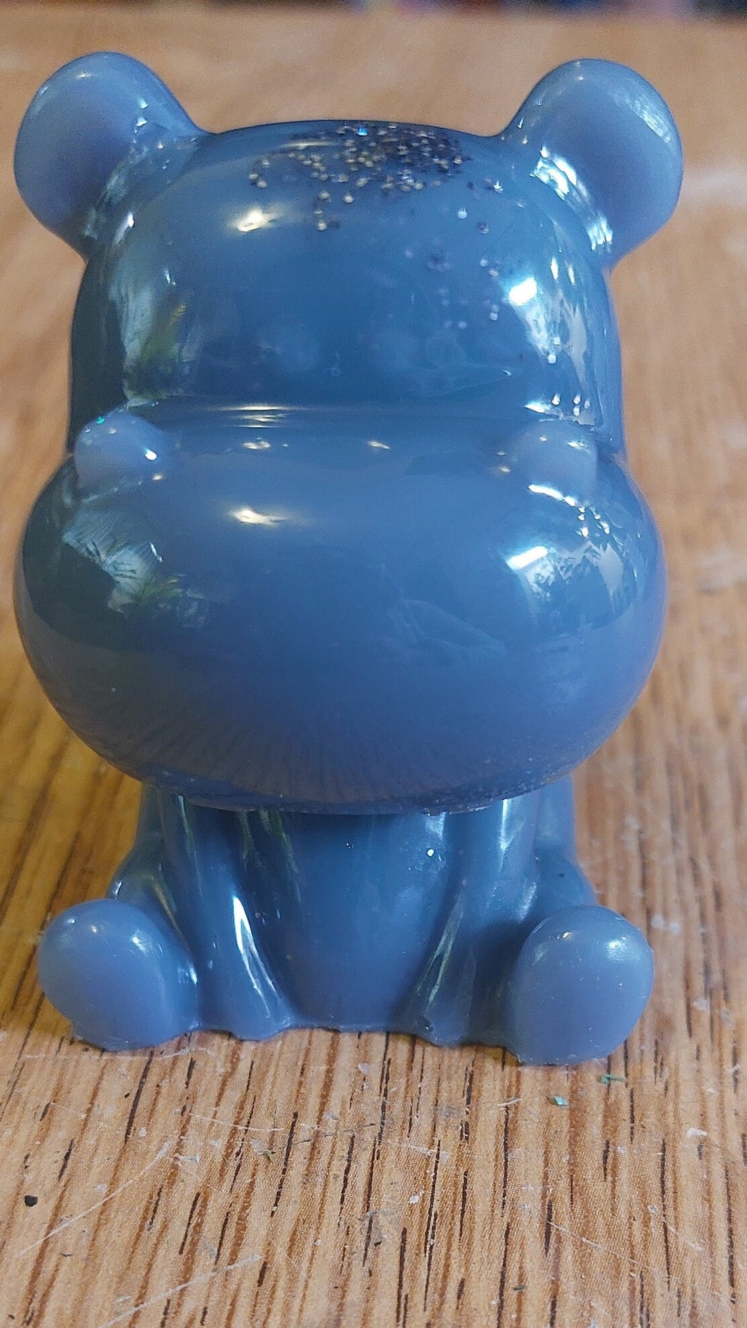 House Hippo Figurine - Etsy