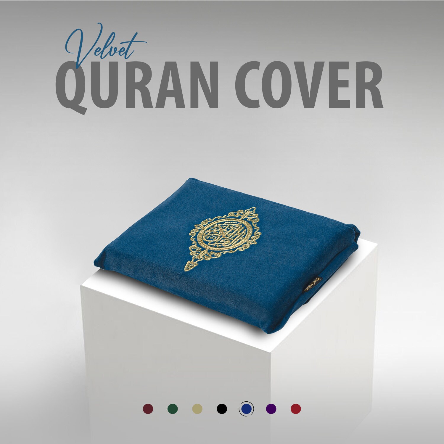 Luxurious Velvet Embroidered Quran Covers Protect and Beautify Your ...