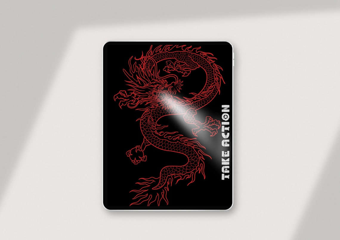 DRAGON POSTER / Take Action - Etsy