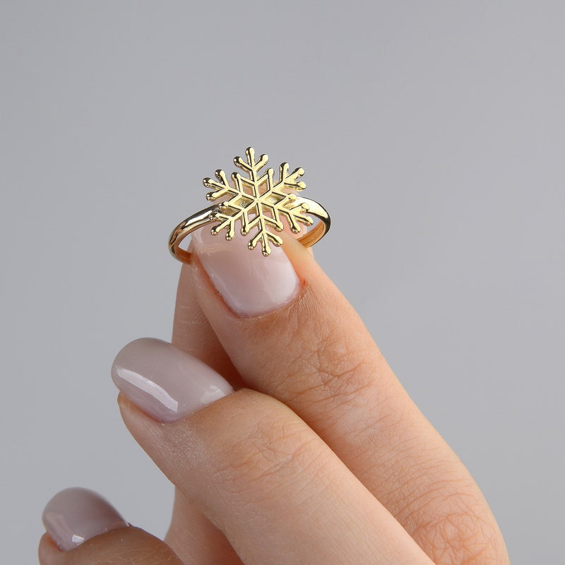 Snowflake Ring - Etsy