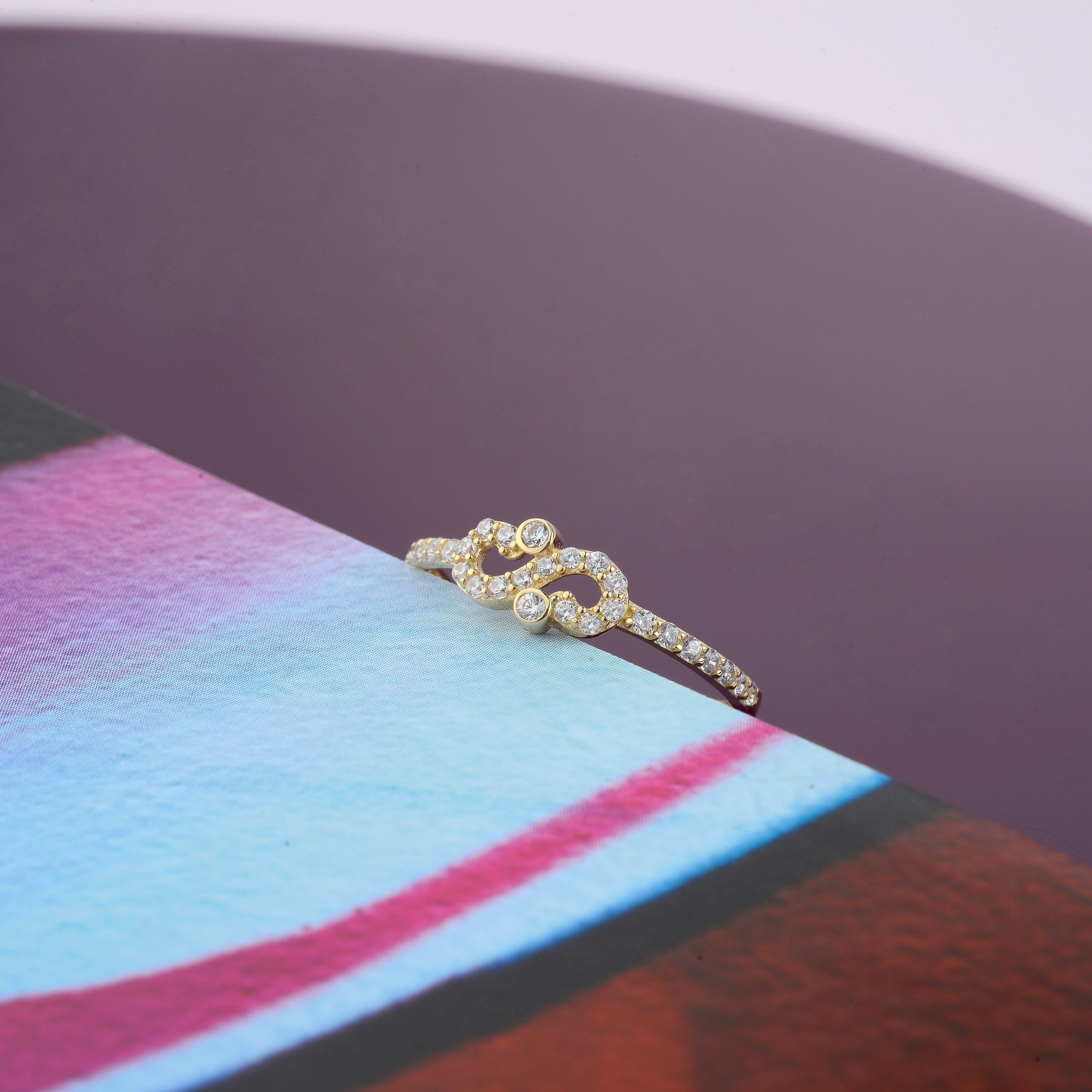 14K Gold Infinity Symbol Ring Solid Gold Infinity Ring Forever Ring ...