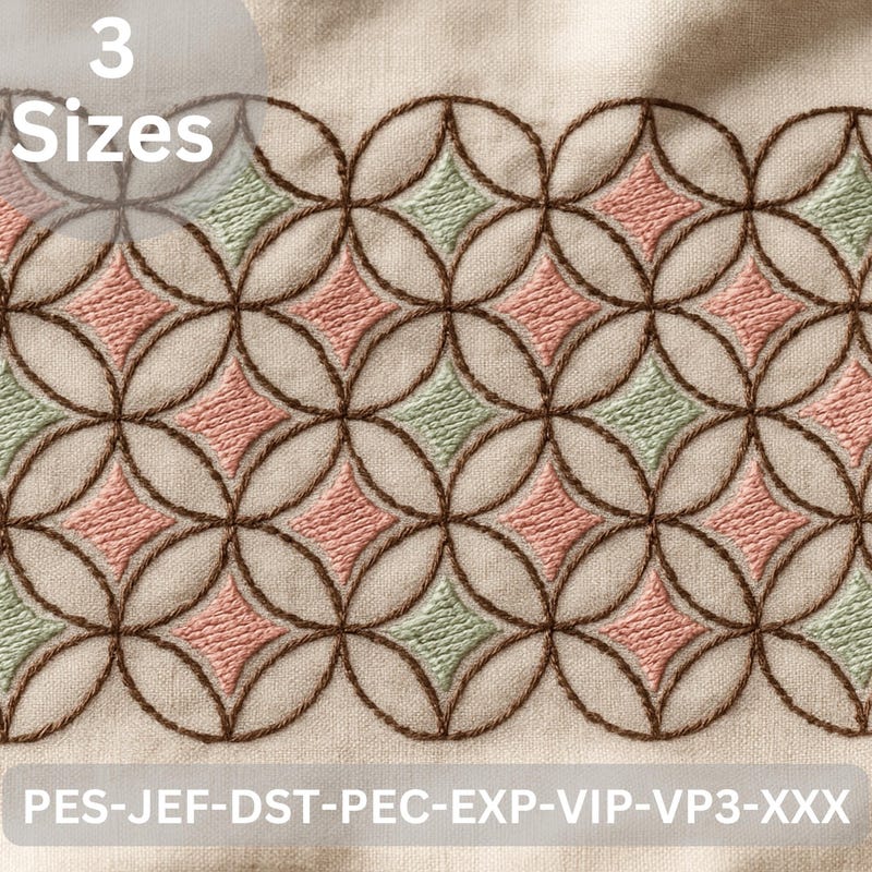 Geometric Embroidery - Etsy