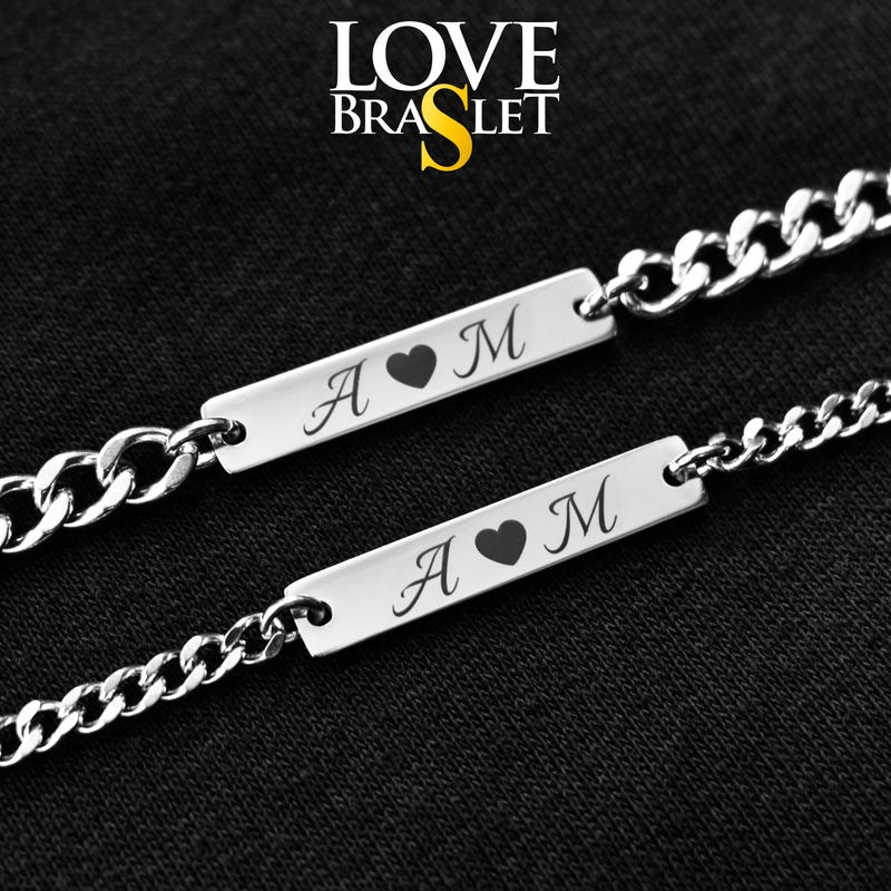 Couples 925 Bracelets - Etsy