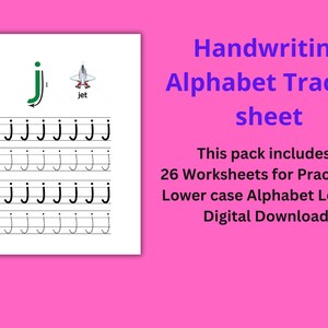 Alphabet Tracing Worksheets | Letter Practice Sheets | Printable ...
