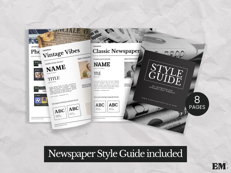 Breaking News Canva Template – Editable Newspaper Design US Letter ...