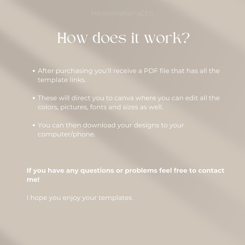 Neutral Etsy Shop Banner Editable Big Banner Etsy Branding Kit Canva ...