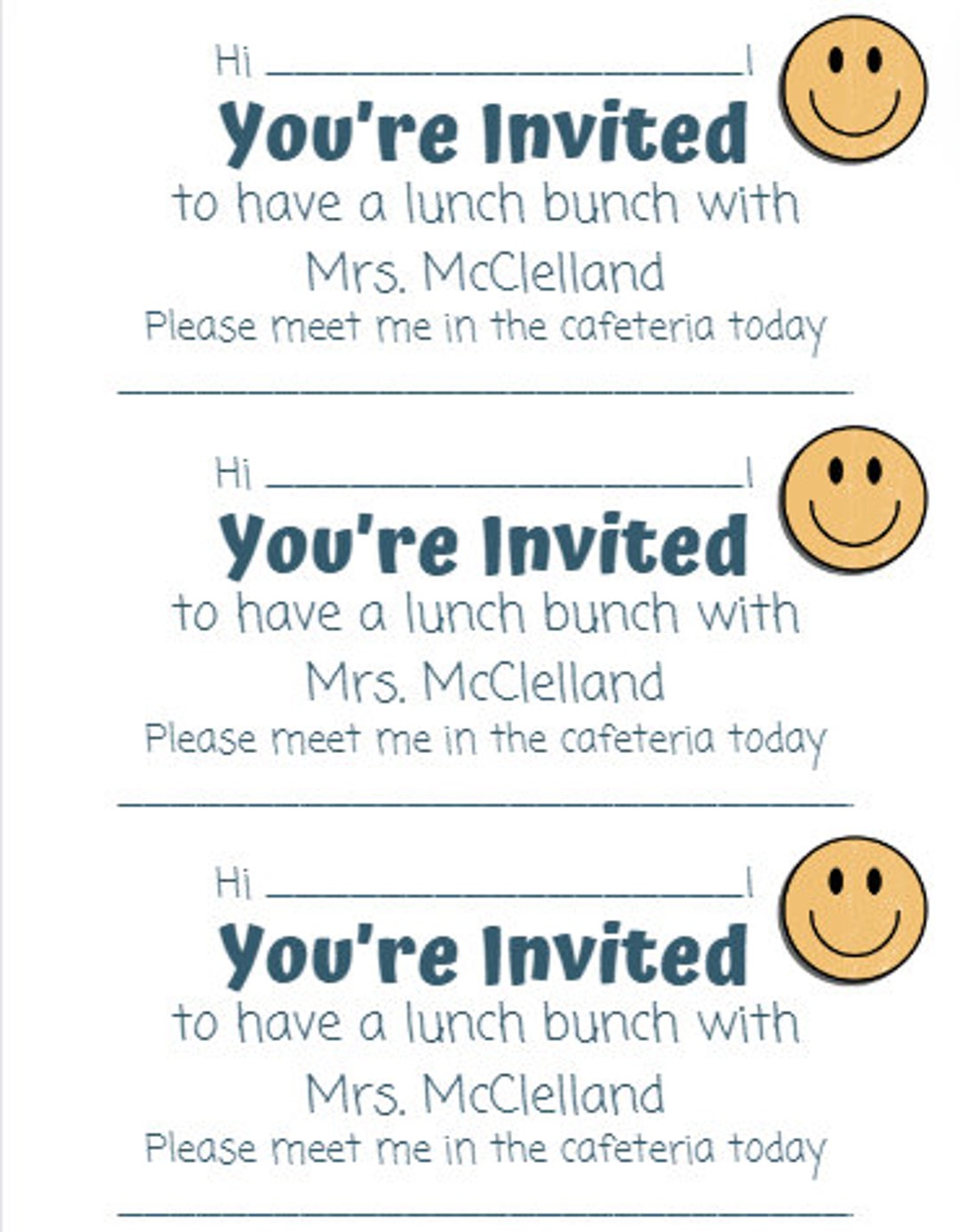 Counseling Lunch Bunch Pass - Etsy