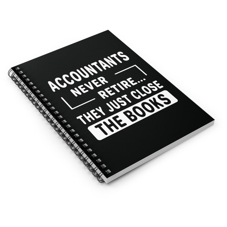 Accountant Notebook, CPA Leaving Gift, Going Away Gift for Accounting ...