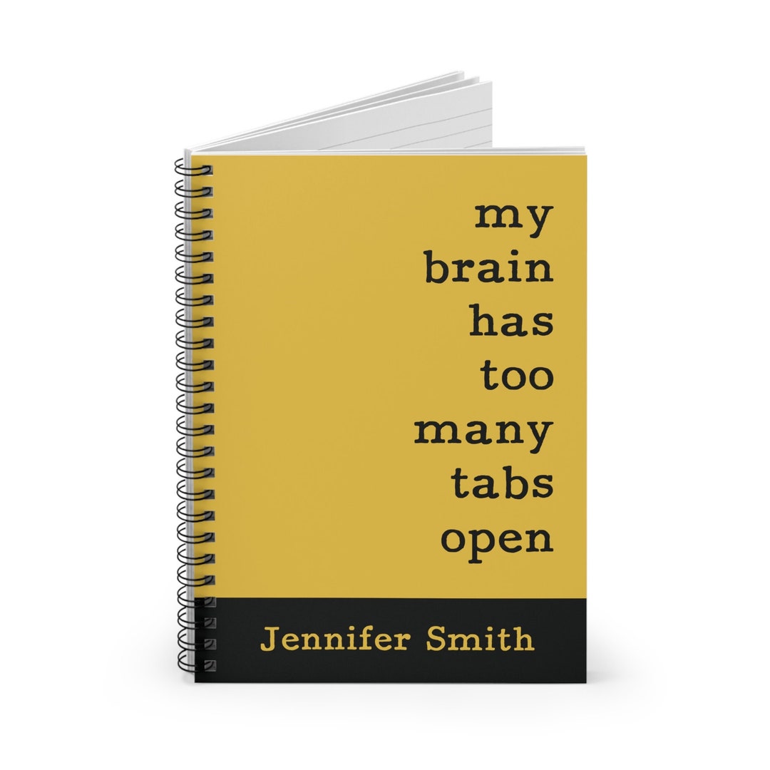 Personalized Notebook, Custom Name Journal, Funny Office Gift for ...