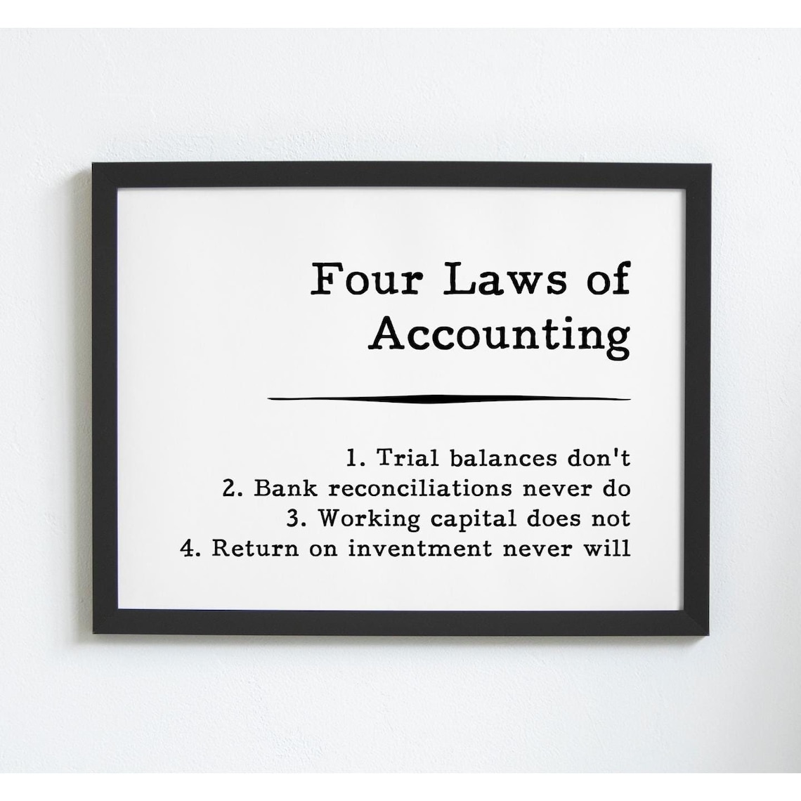 Printable Accounting Decor, Accountant Poster, Bookkeeper Print ...