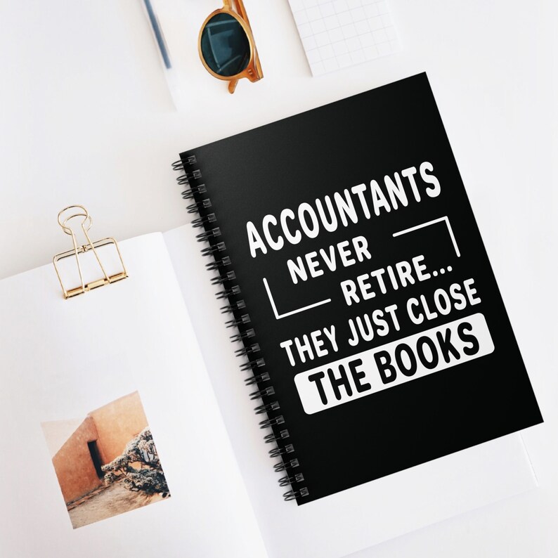 Accountant Notebook, CPA Leaving Gift, Going Away Gift for Accounting ...