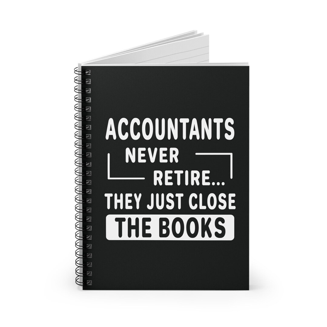 Accountant Notebook, CPA Leaving Gift, Going Away Gift for Accounting ...