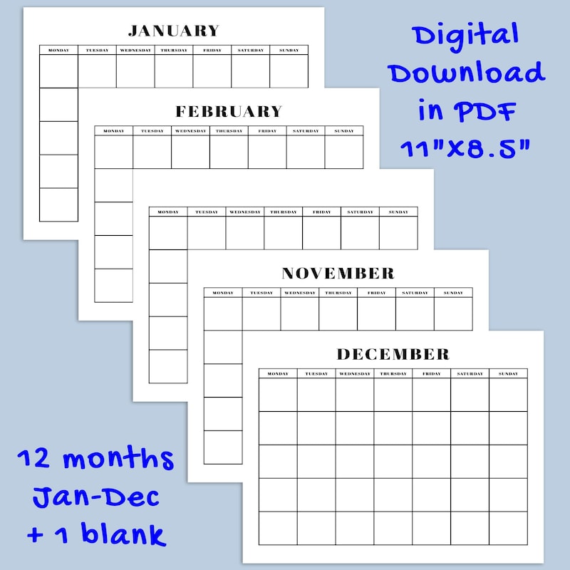 April Tracker - Etsy