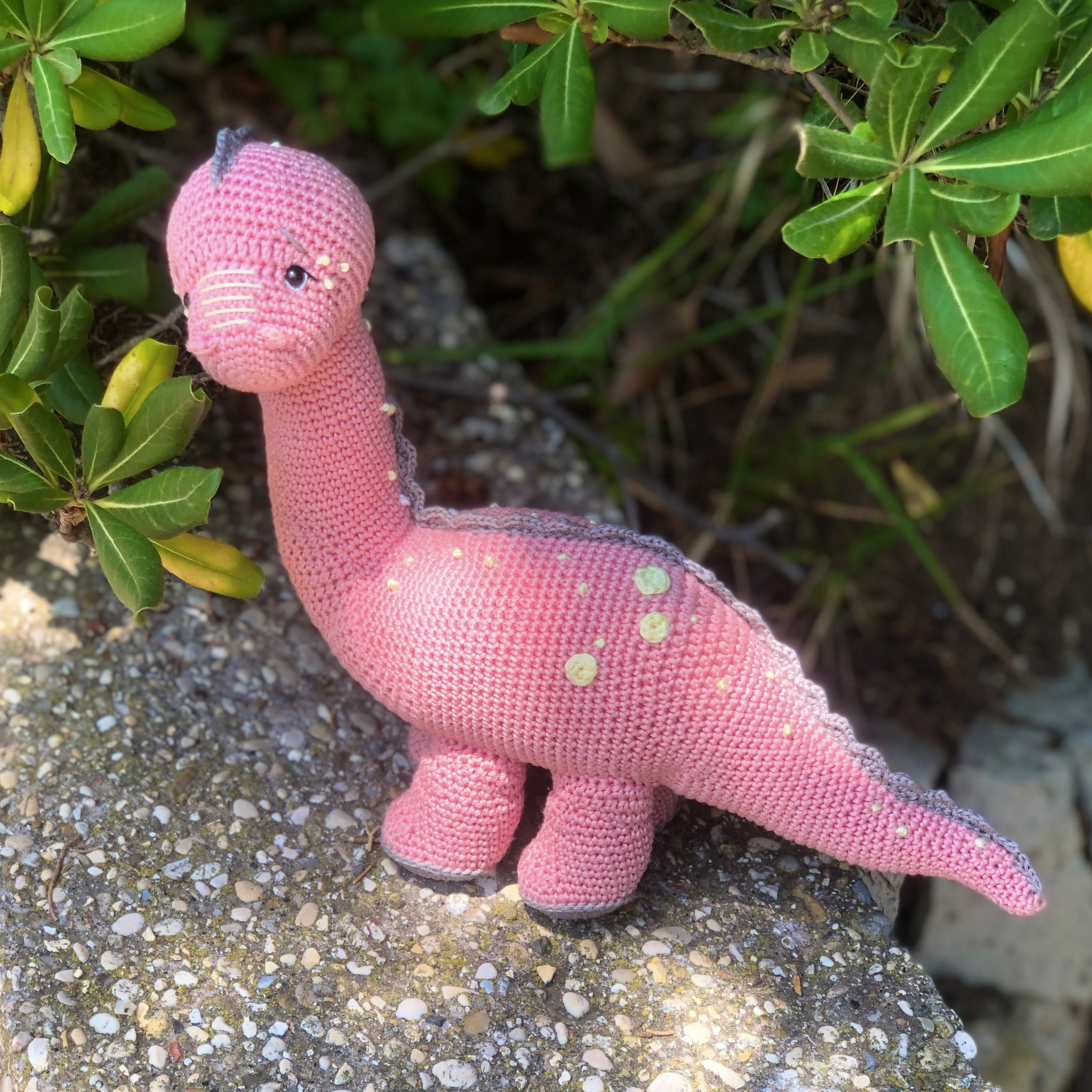 Dinosaur Crochet Pattern Brontosaurus, Amigurumi Diplodocus, Crochet ...