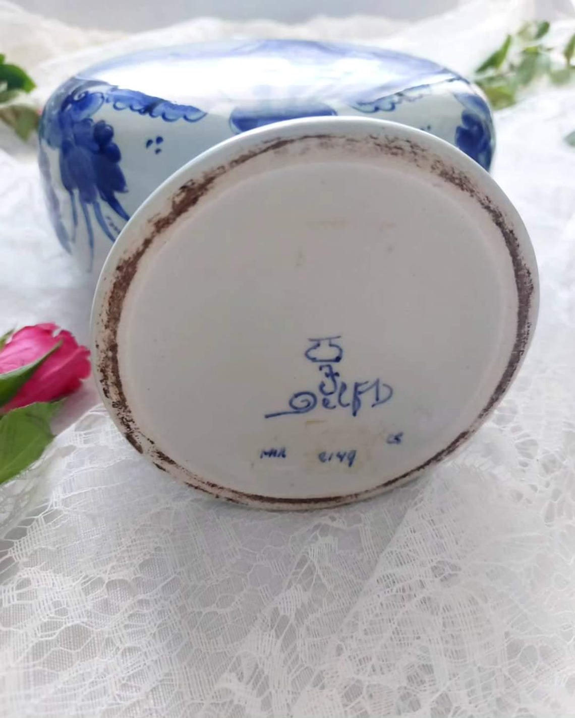 Vintage Delft Jug With Windmill - Etsy