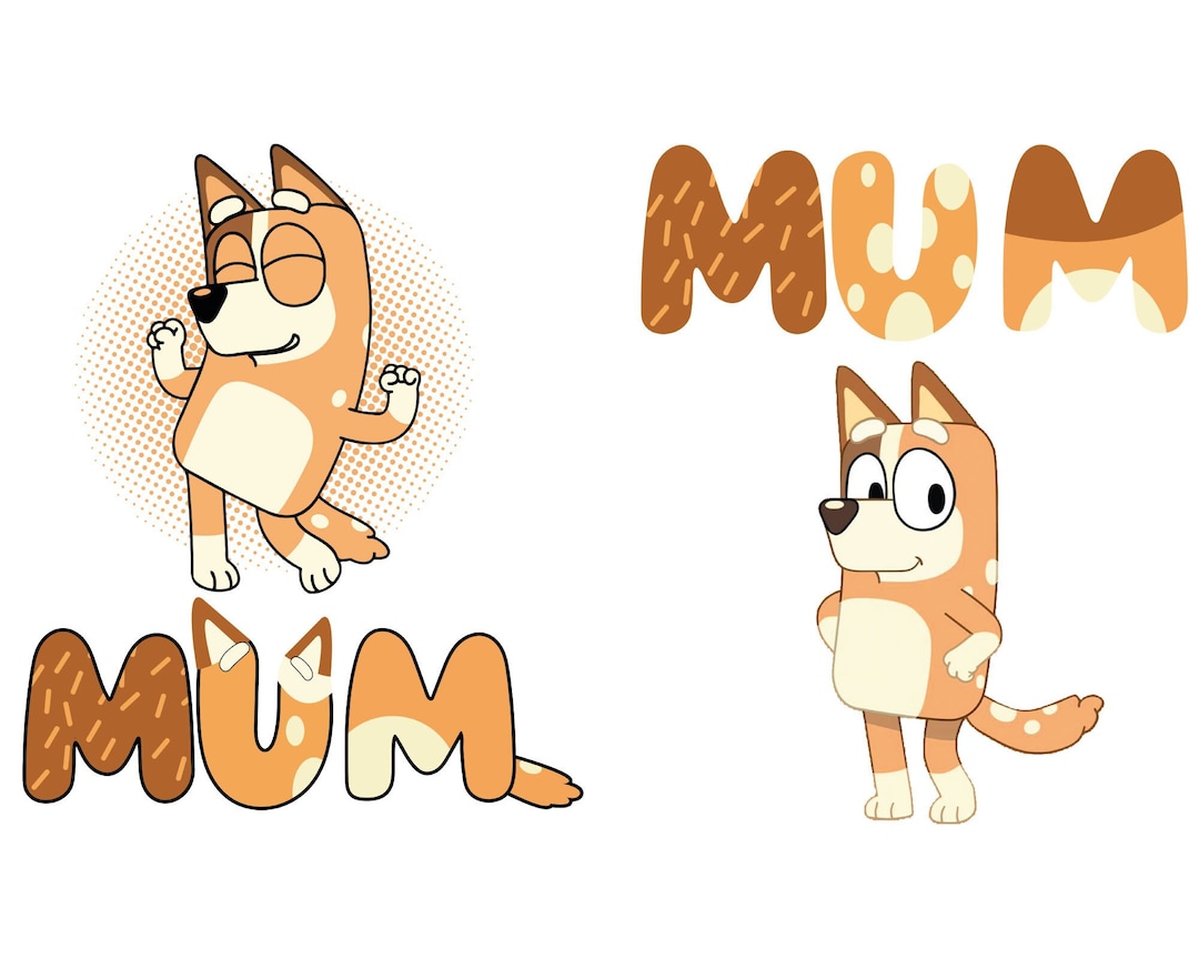 2 Bluey Theme Pack, Bluey Png Bundle, Cut Files for Cricut, Clipart ...