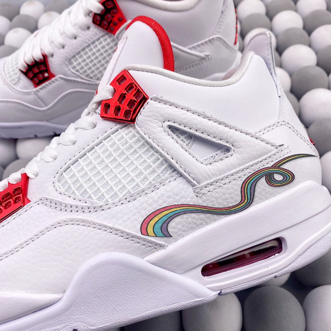 Custom Air Jordan 4 Sneakers - Etsy