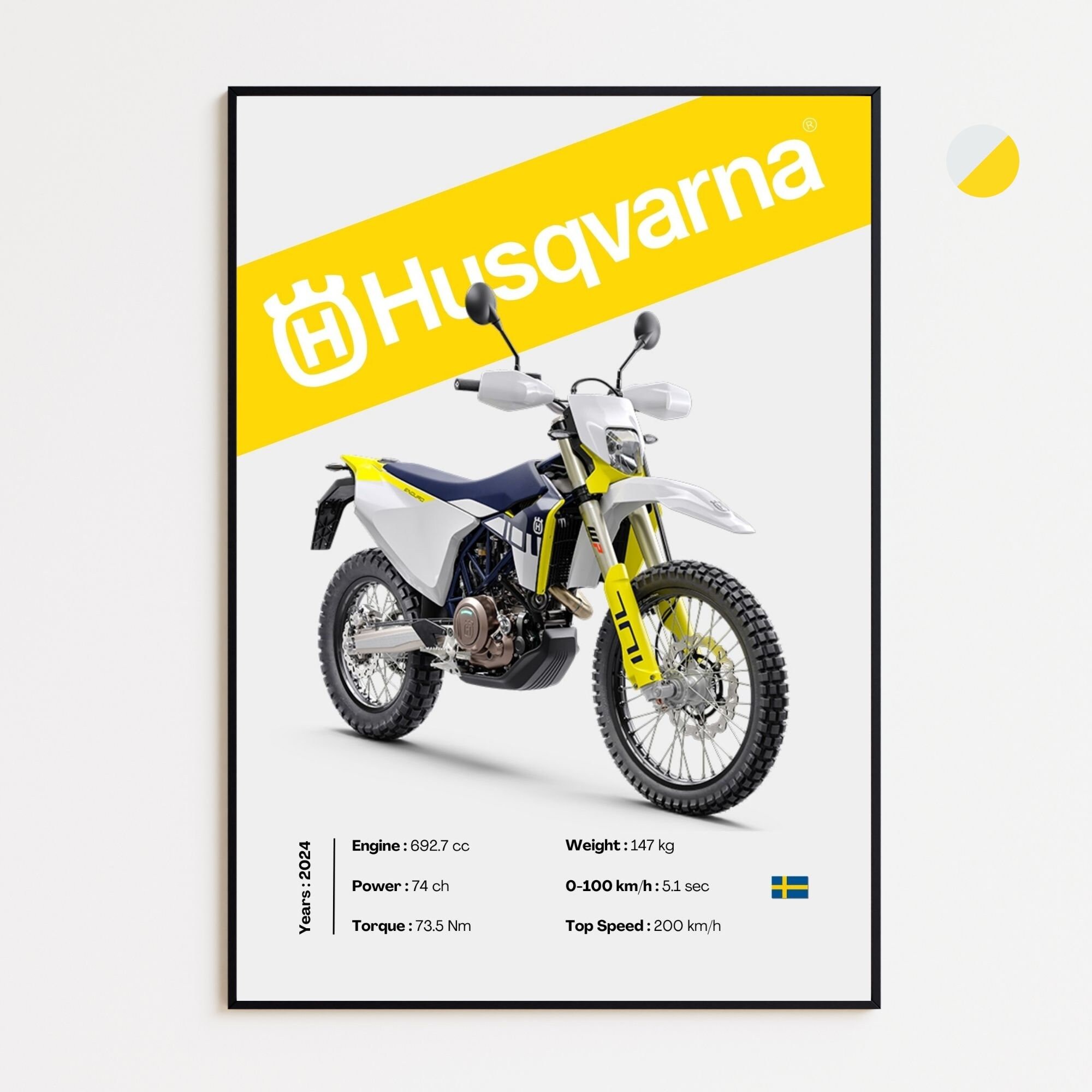 Husqvarna 701 Enduro 2024 Personalized Motorcycle Poster Gift for ...