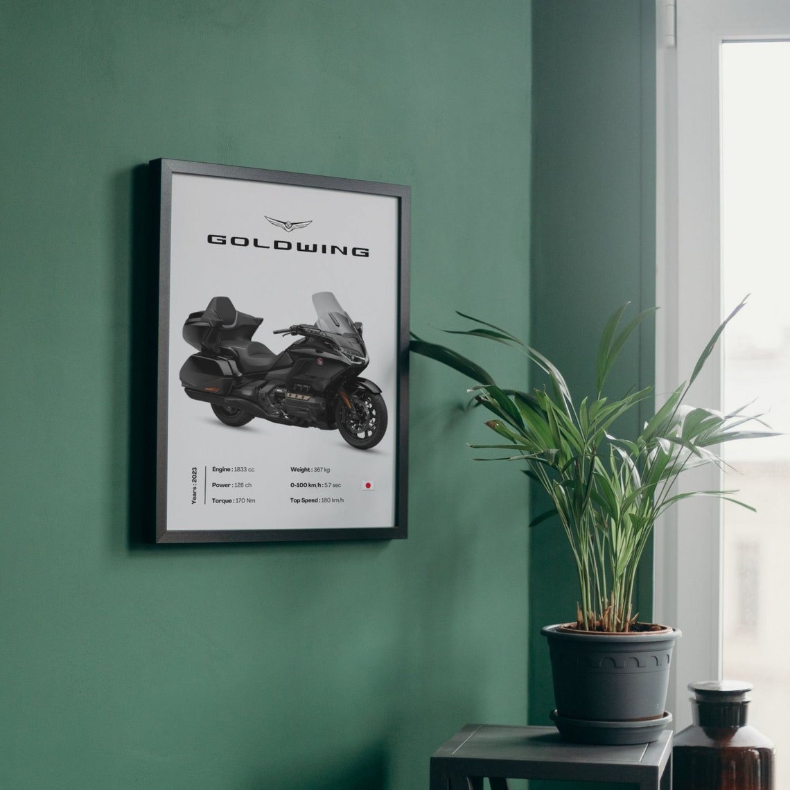 Honda Goldwing DCT | 2023 | Personalized Motorcycle Poster | Gift for ...