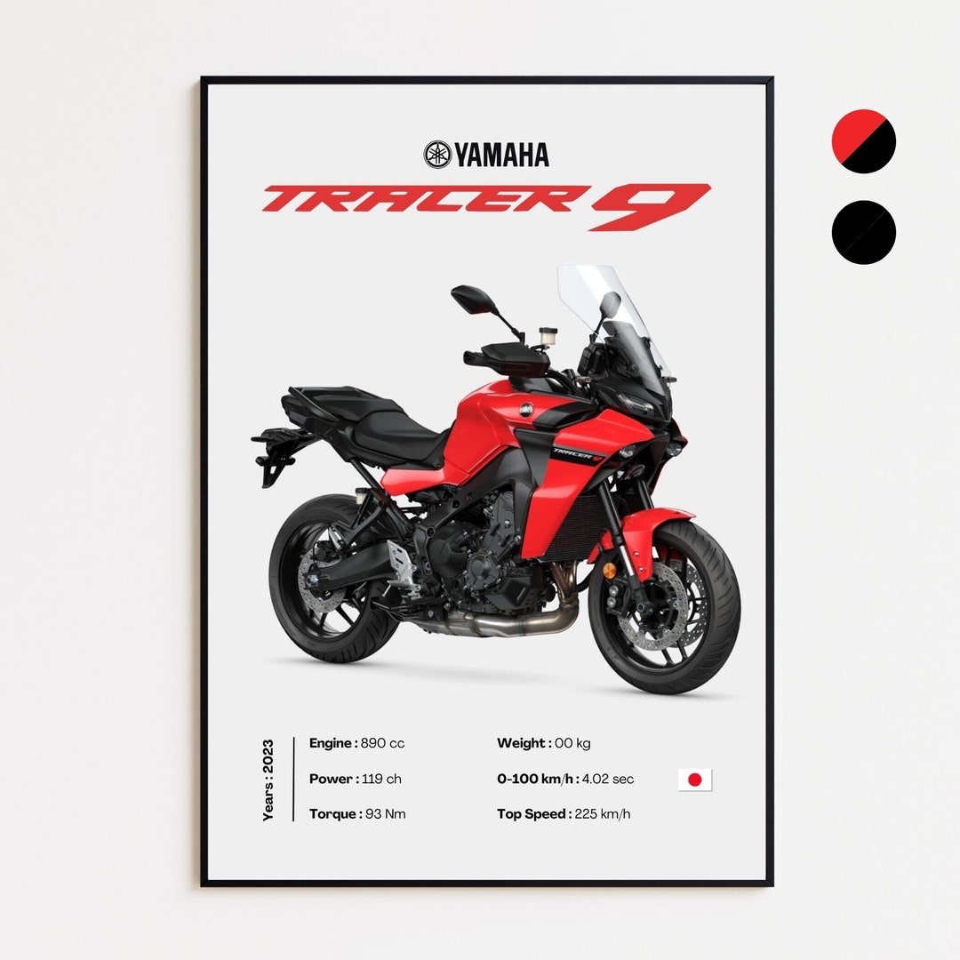 Yamaha Tracer 9 | 2023 | Personalized Motorcycle Poster | Gift for ...