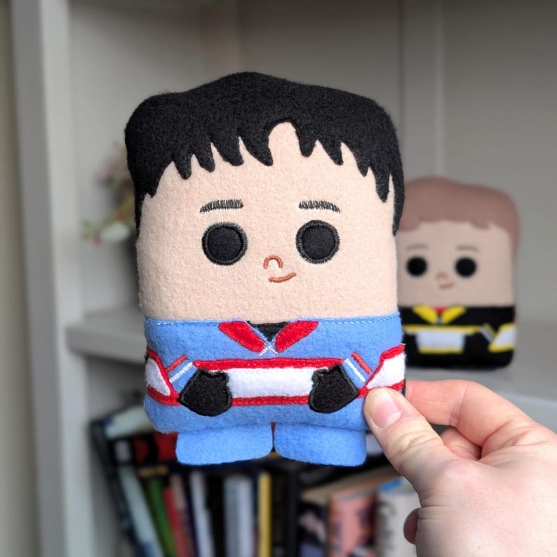 Shane Plushie Gift Cottage Birthday Card Ice Hockey Tv Show Doll Funny ...