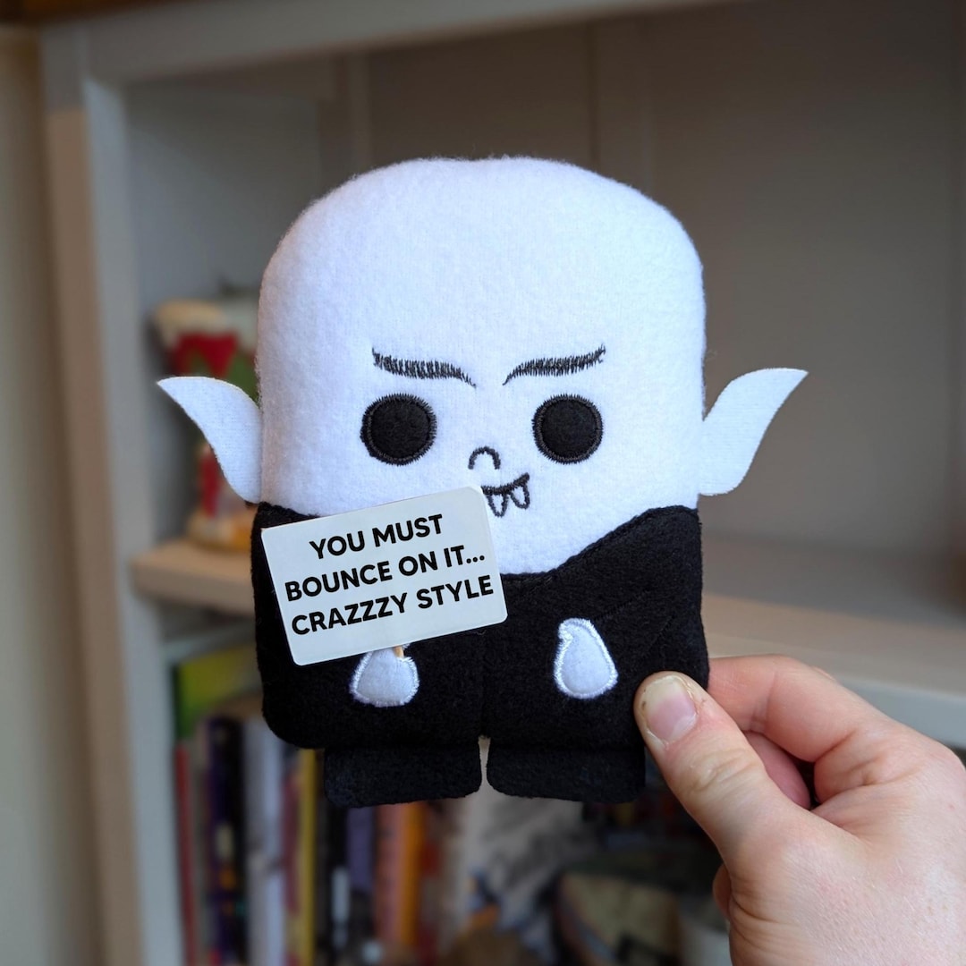 Nosferatu Plushie With Custom Birthday Card Cute Horror Movie Plush ...
