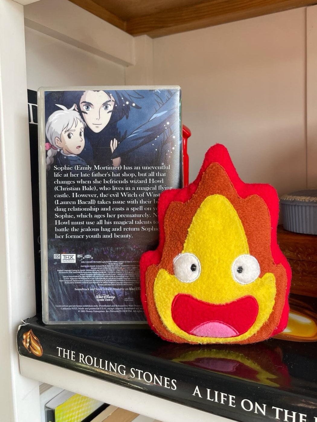 Howls Moving Castle Plushie With Custom VHS Box and Cover, Calcifer ...