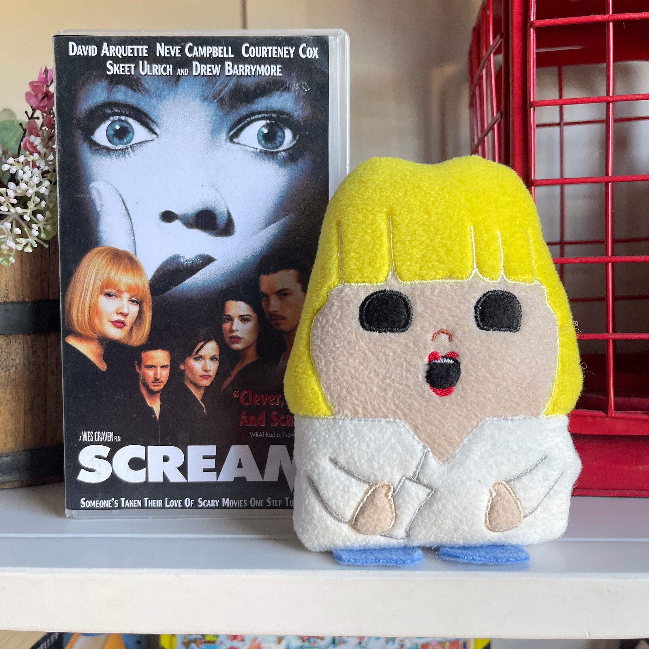 Casey Becker Plushie With Scream VHS Cute Scream Movie Plush Figure ...