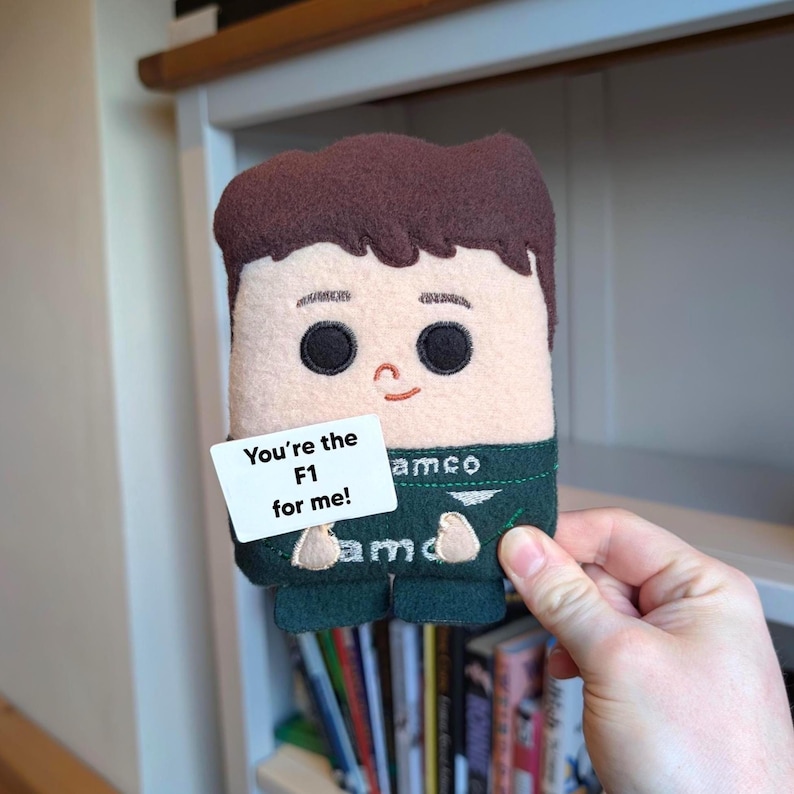 Racing Plushie Lantastic Race Driver Custom Gift Message Motorsport ...