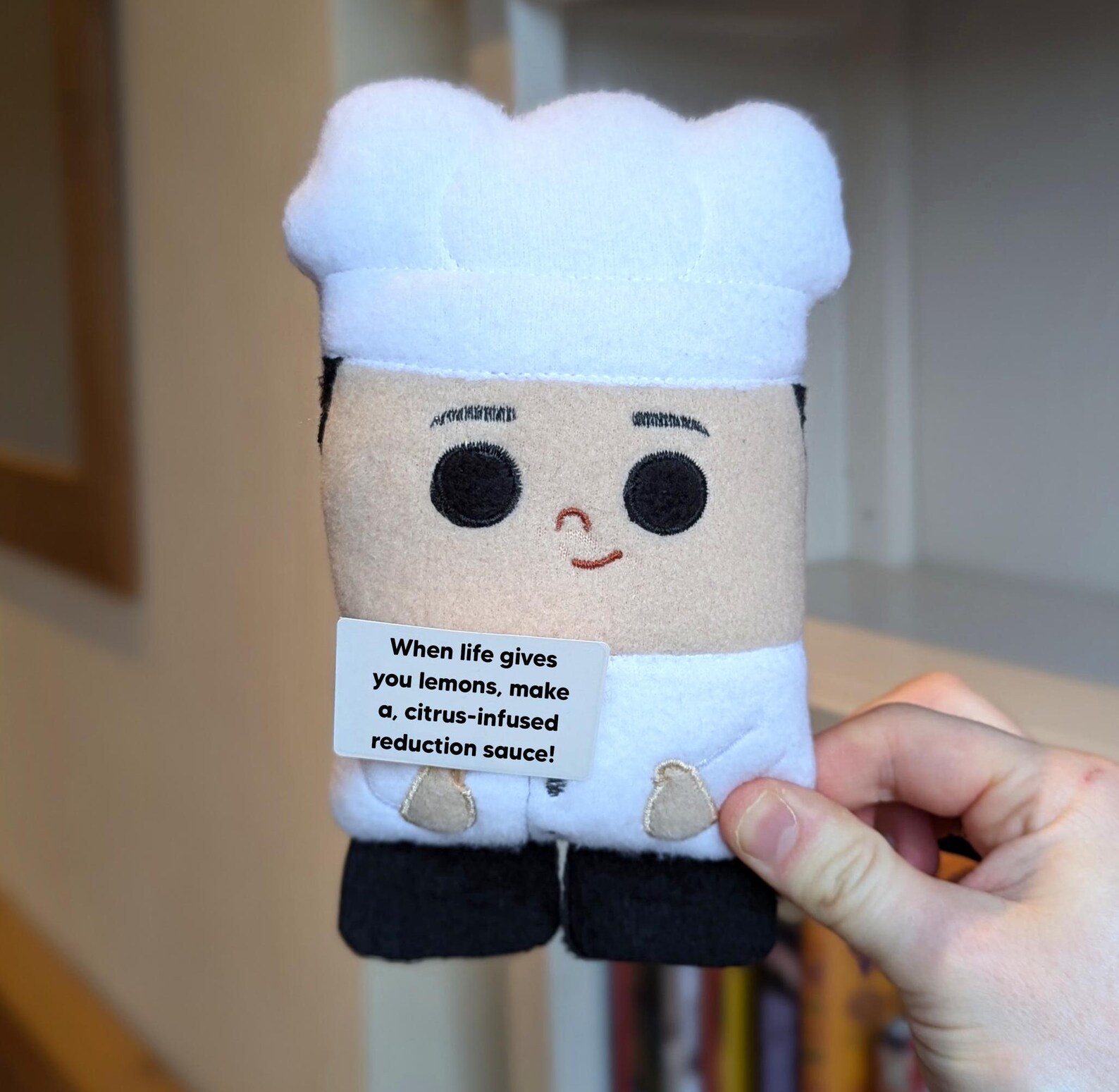 Chef Plushie Personalised Cook Gift Restaurant Crew Birthday Card Funny ...