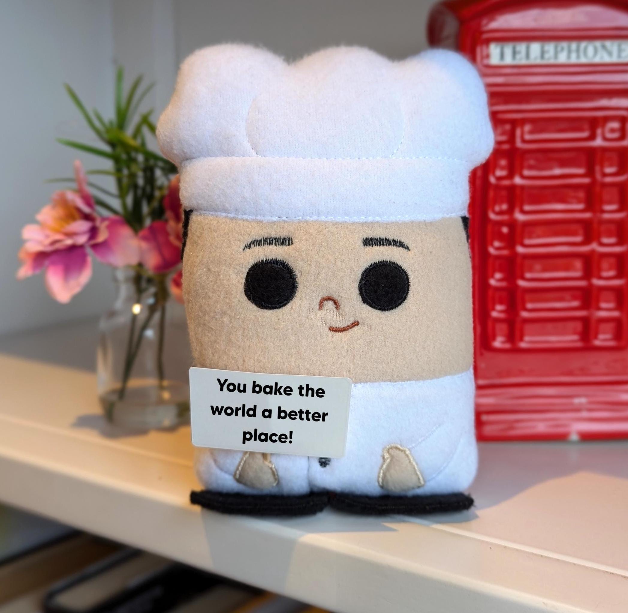 Chef Plushie Personalised Cook Gift Restaurant Crew Birthday Card Funny ...