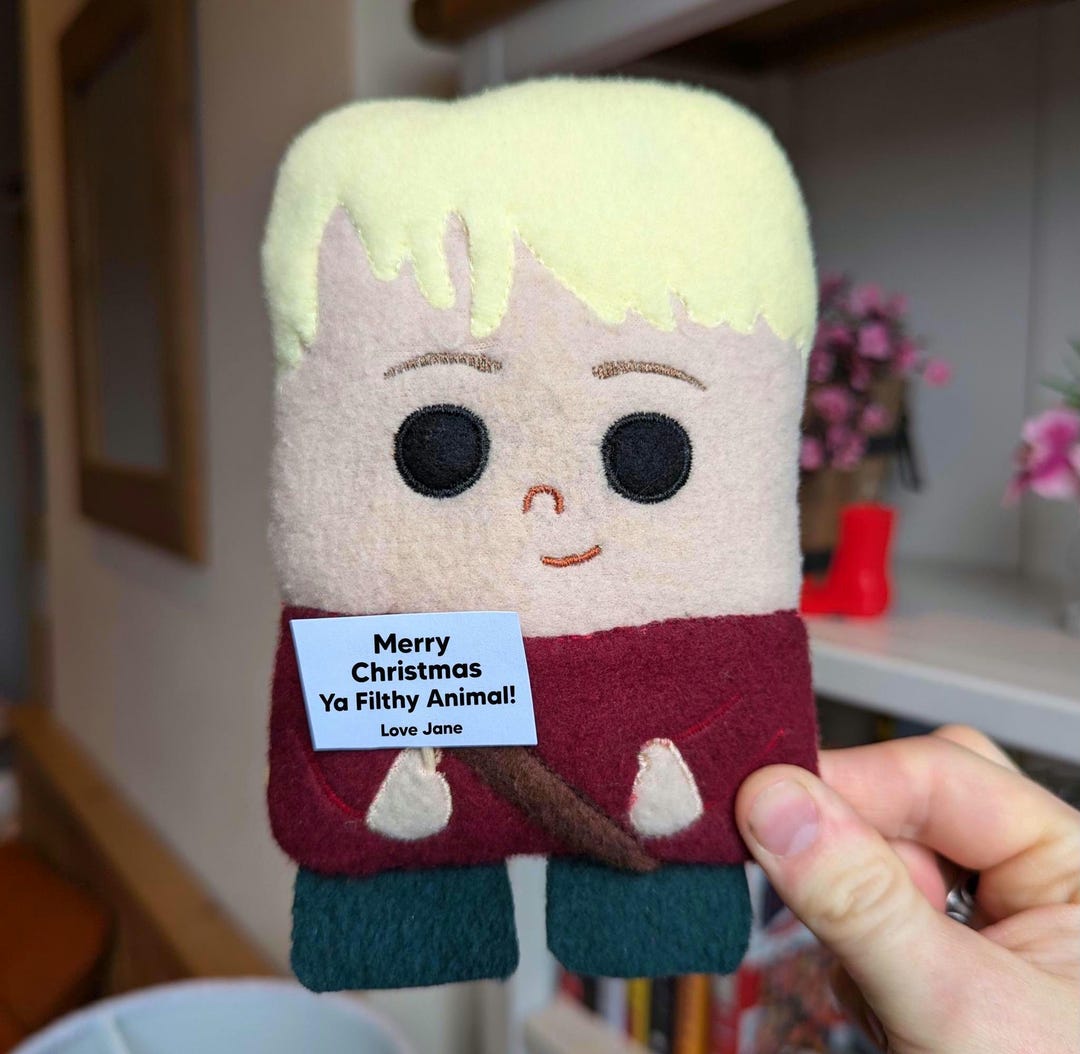 KEVIN Plushie With Personalized Christmas Card Xmas Movie Gift Stuffed ...