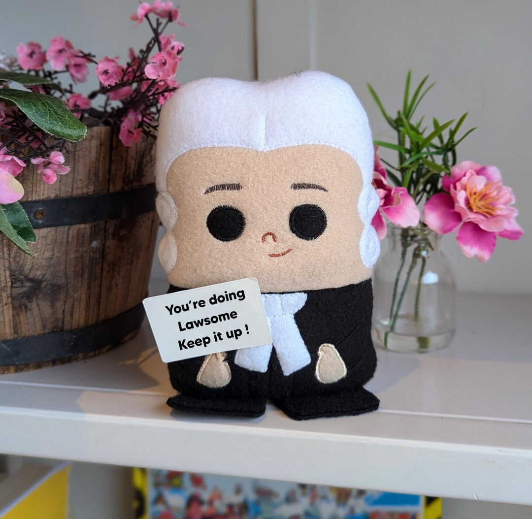 Lawyer Plushie Personalised Message Law Gift Solicitor Birthday Card ...
