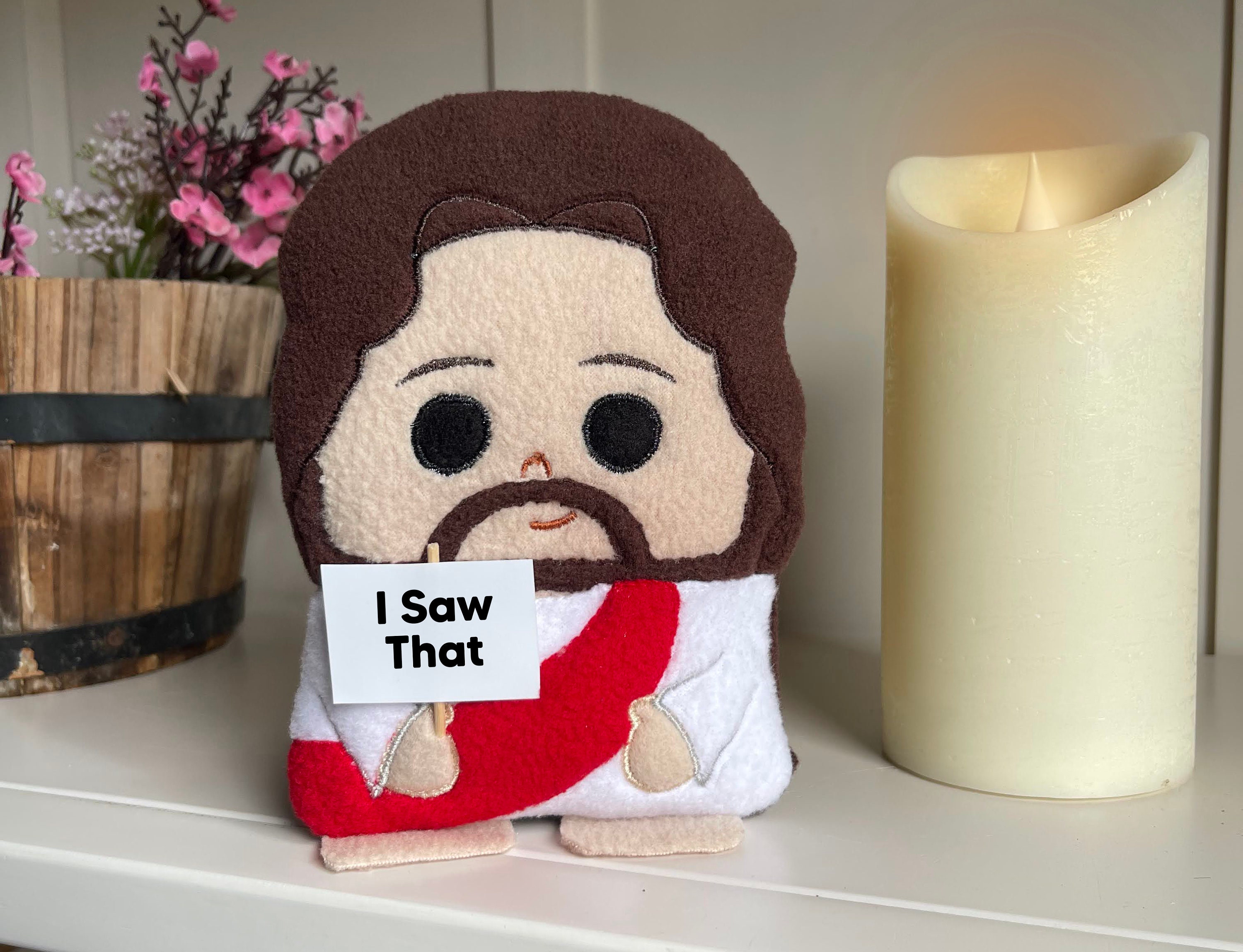 Jesus Plushie With Custom Message or Bible Verse Cute Jesus Christ Gift ...