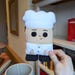Chef Plushie Personalised Cook Gift Restaurant Crew Birthday Card Funny ...