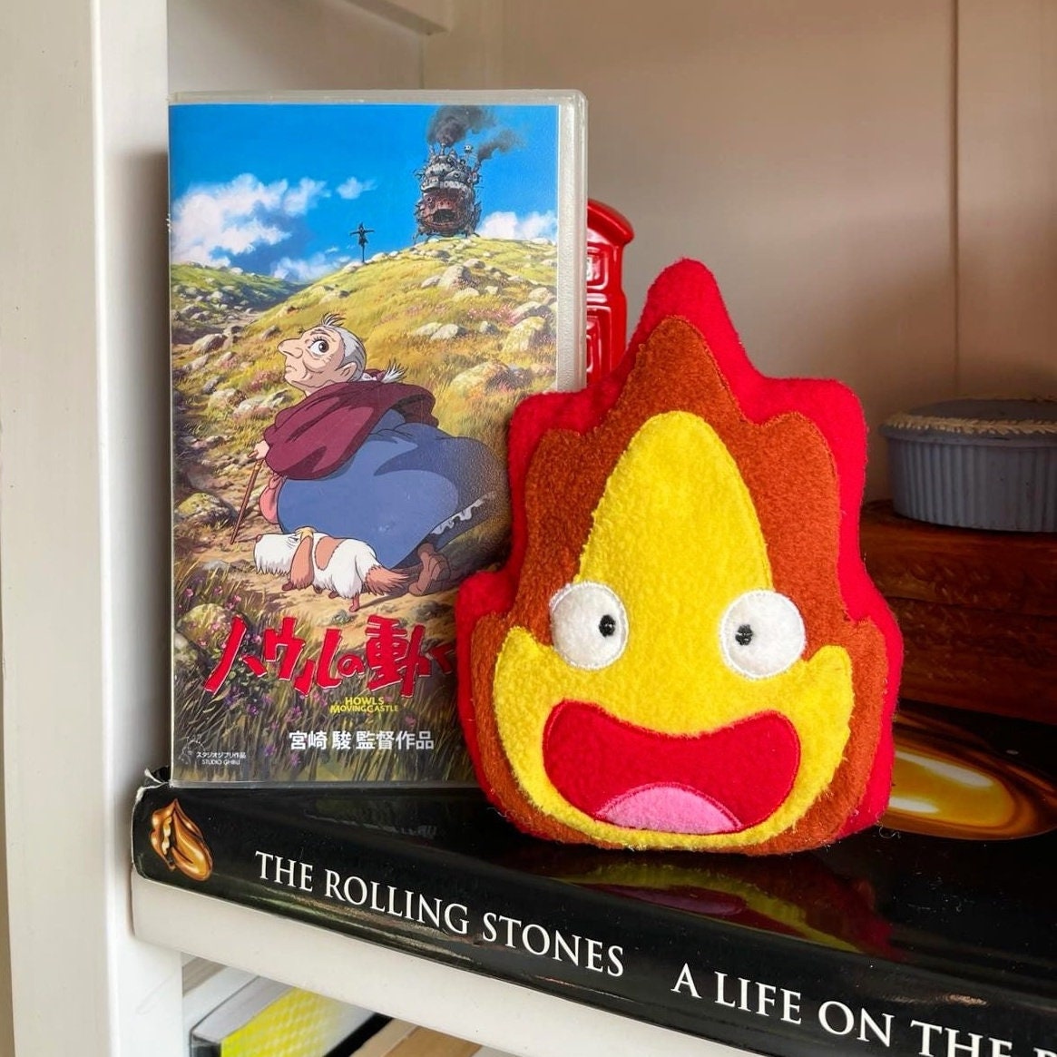 Howls Moving Castle Plushie With Custom VHS Box and Cover, Calcifer ...
