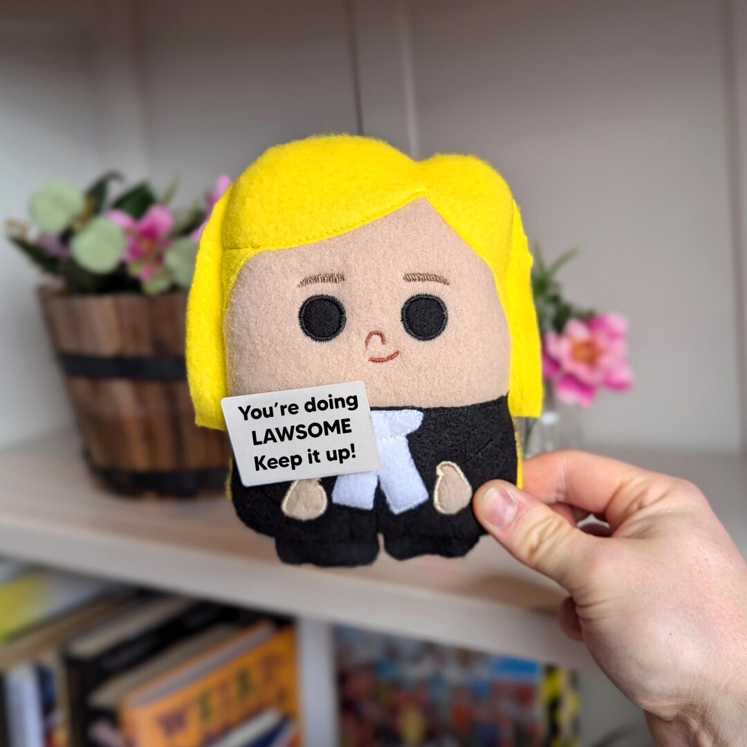 Custom Female Lawyer Plushie Personalised Law Gifts Barrister Birthday ...