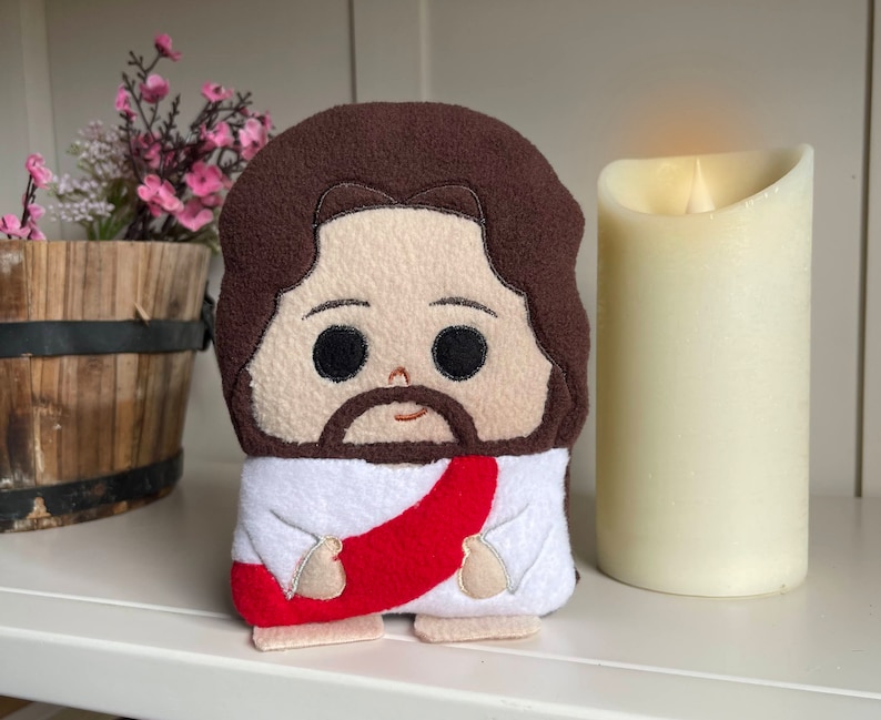 Jesus Plushie With Custom Message or Bible Verse Cute Jesus Christ Gift ...