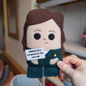 Male Paramedic Plushie Custom Medic Doll EMT Gift Message Personalised ...